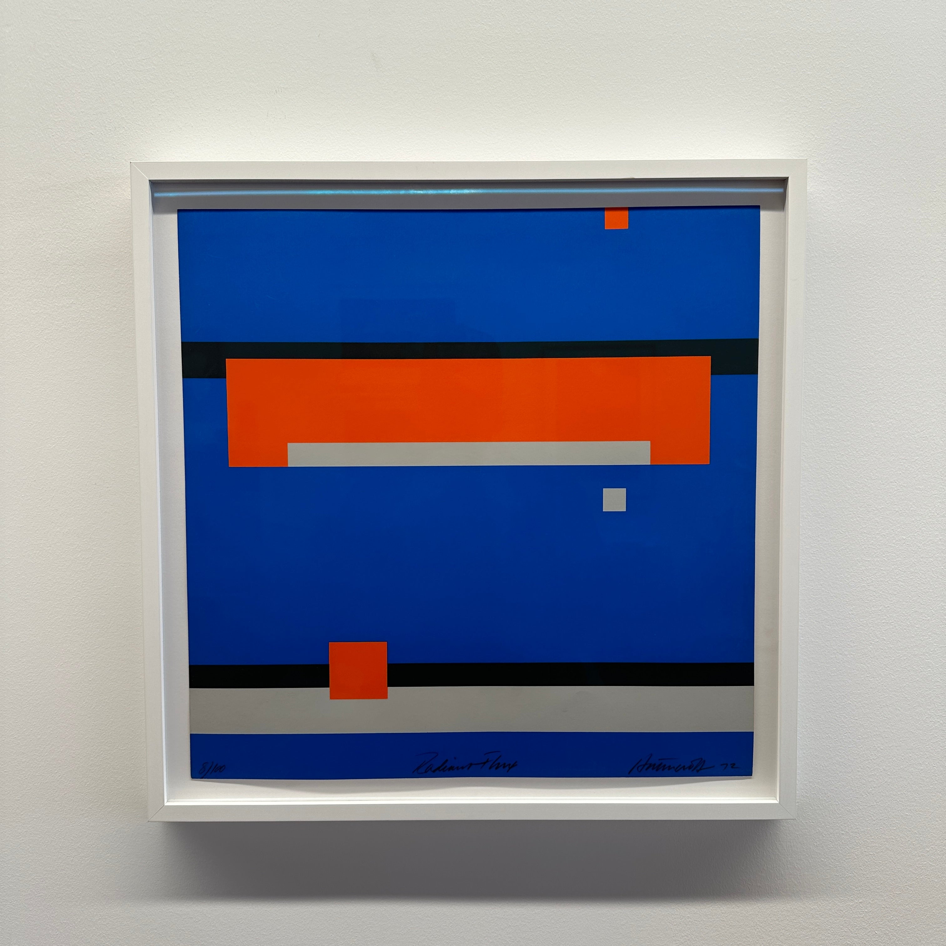 Joseph Hutchcroft "Radiant Flux" Abstract color serigraph c. 1972 – Who ...